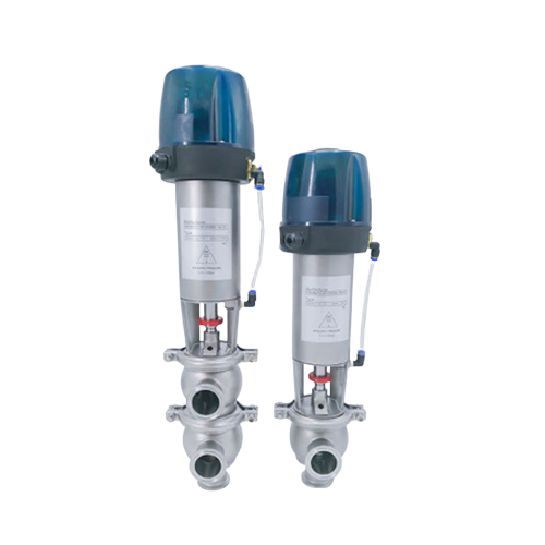 Sanitary LL 3-way Pneumatic Diverter Valves with Control Supplier - Buy ...